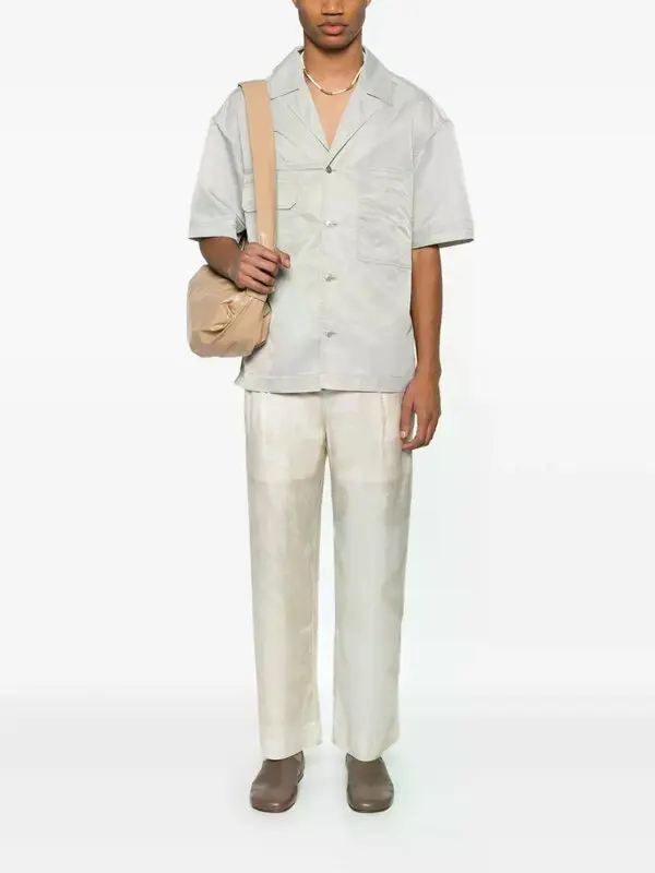FENG CHEN WANG Logo-embroidered Shirt