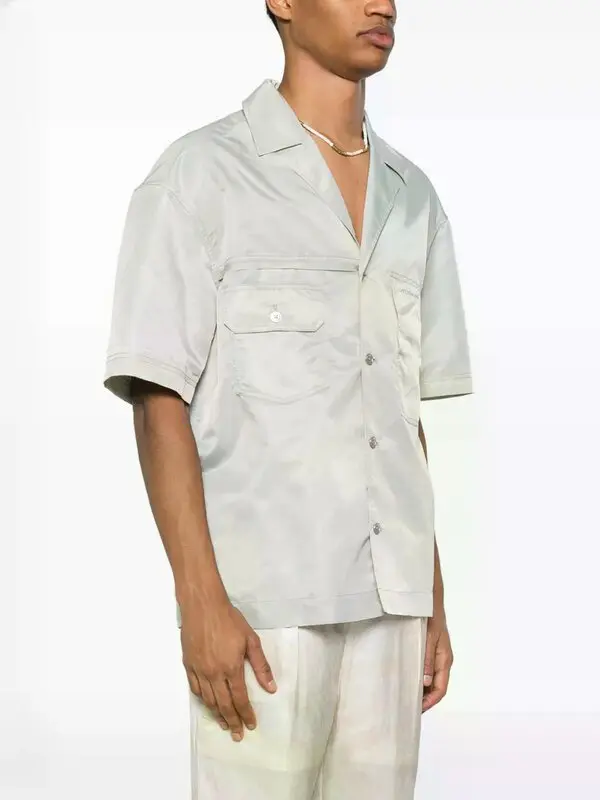 FENG CHEN WANG Logo-embroidered Shirt