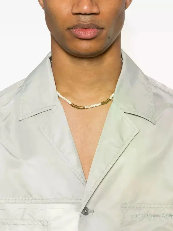 FENG CHEN WANG Logo-embroidered Shirt