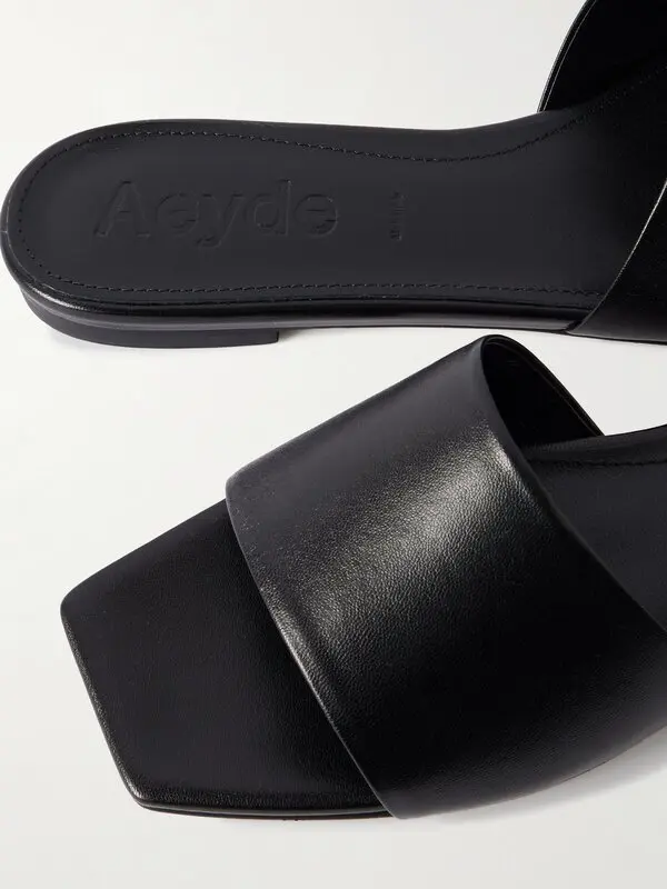 AeydĒ Anna Leather Slides
