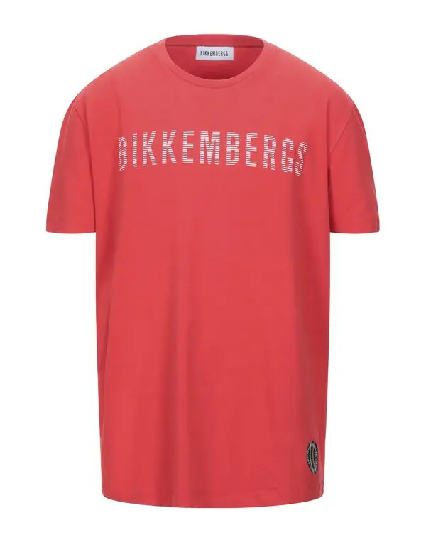 BIKKEMBERGS T-shirt Size Cotton, Elastane