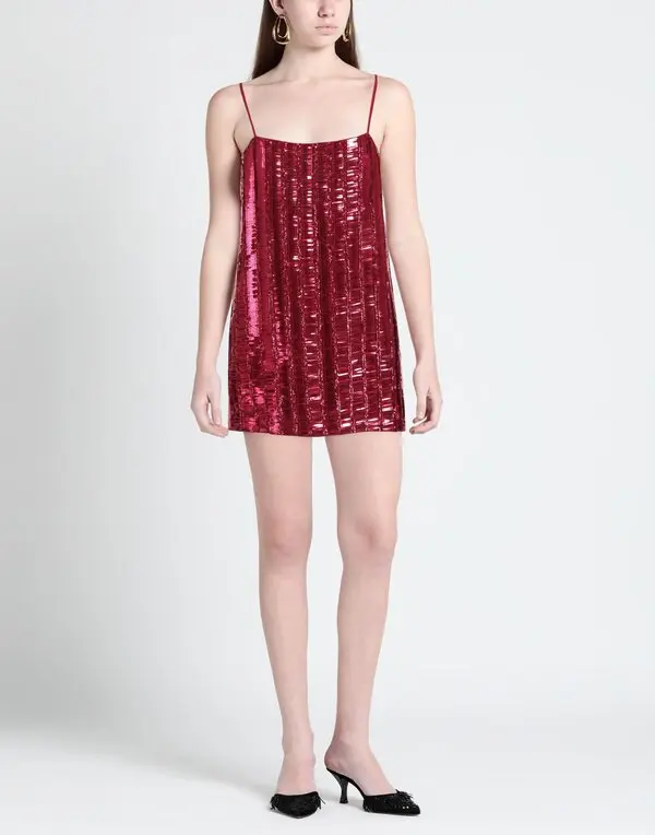 Pinko Mini Sequined Dress - Red