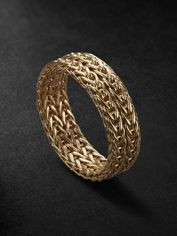 John Hardy Rata 14-karat Ring - Gold
