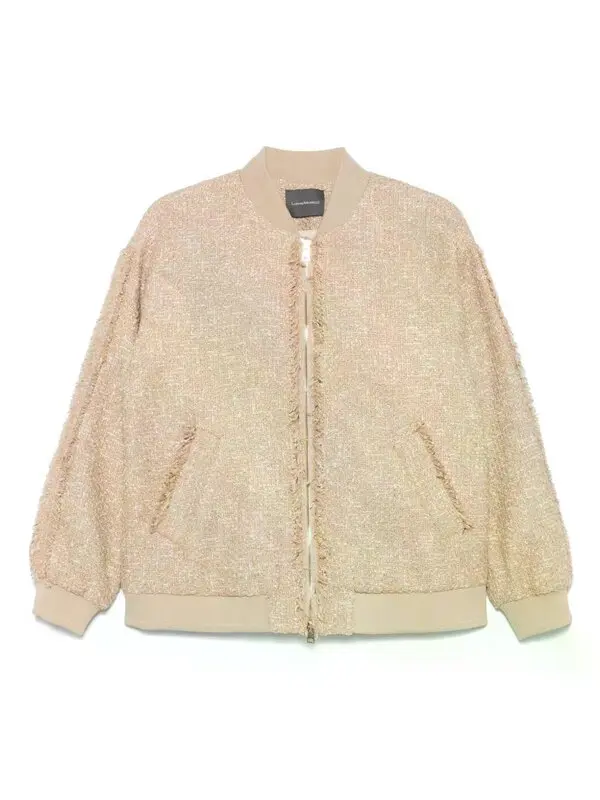 Lorena Antoniazzi Tweed Bomber Jacket