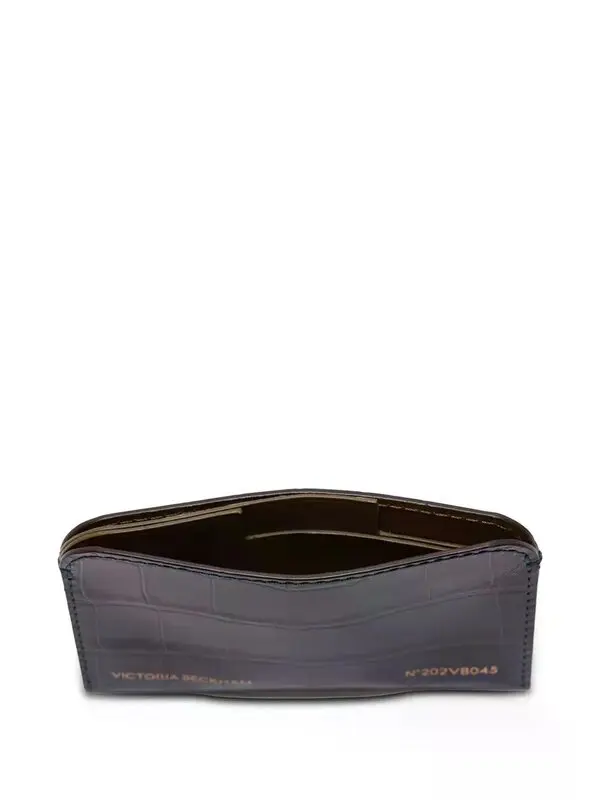 Victoria Beckham Crocodile-embossed Cardholder
