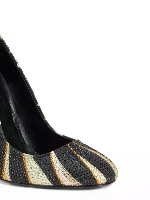 Roberto Cavalli Striped Pumps