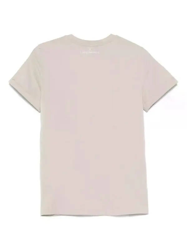 Lorena Antoniazzi Star-appliqué T-shirt - Neutrals
