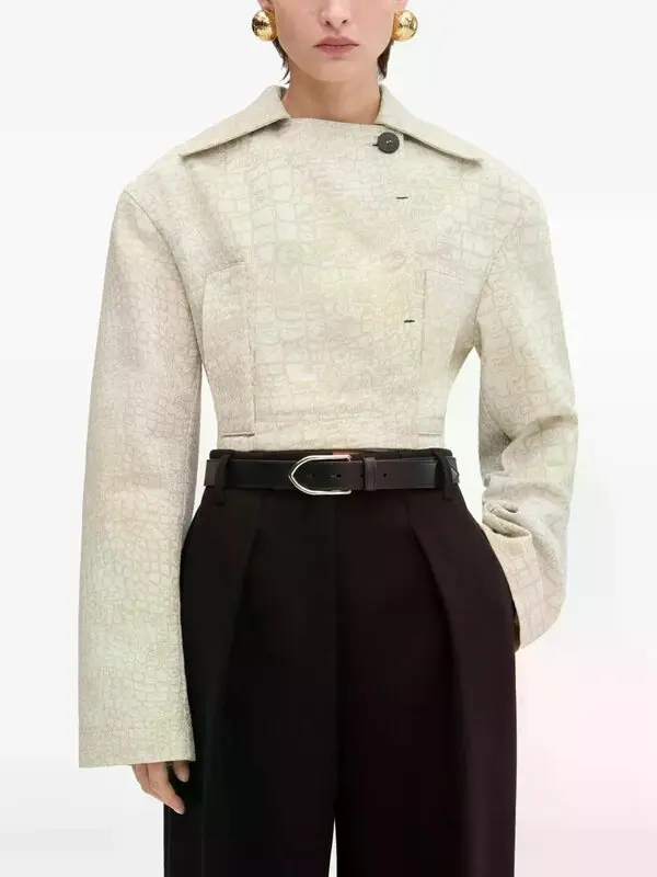 Jacquemus The Nîmes Marino Denim Jacket - Neutrals