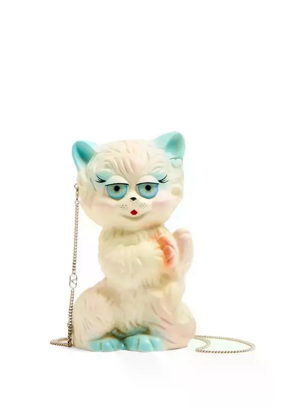 Valentino Garavani Le Chat De La Maison Clutch - Neutrals