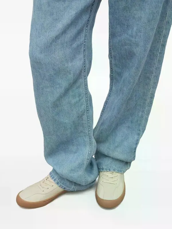 THE ROW Canvas Lace-up Sneakers - Neutrals
