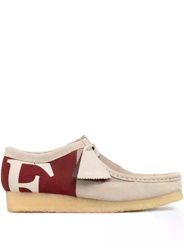 Clarks X Franck Pellegrino Wallabee Loafers - Red