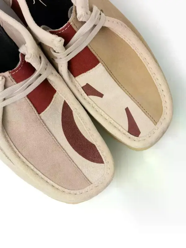 Clarks X Franck Pellegrino Wallabee Loafers - Red