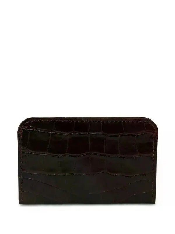 Victoria Beckham Croco-effect Cardholder