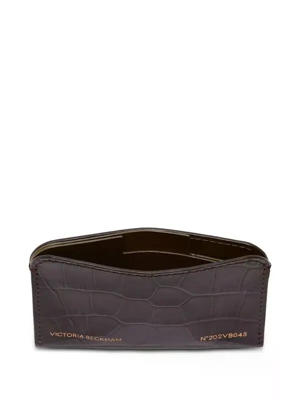 Victoria Beckham Croco-effect Cardholder