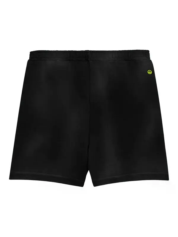 BARROW Logo-print Shorts - Black