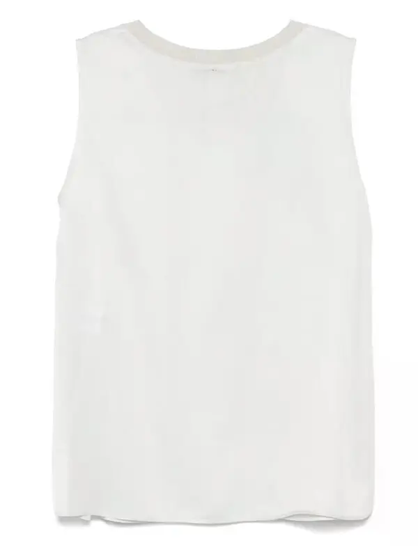 Lorena Antoniazzi Satin Tank Top