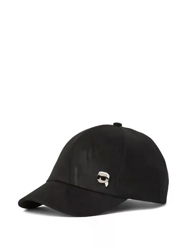 Karl Lagerfeld Ikon Pin Cap - Black