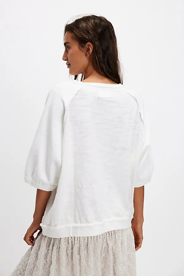 Free People Dion T-shirt - Ivory