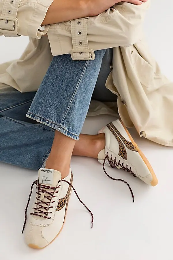 Oncept Essex Suede Sneakers - Snow Leopard
