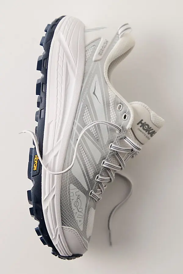 HOKA® Mafate Speed 2 Sneakers - White/silver