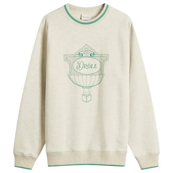 Drole De Monsieur Drole Cup Sweatshirt - Grey