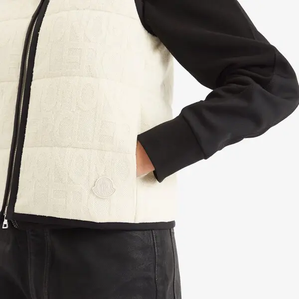 Moncler Quilted Jacquard Vest