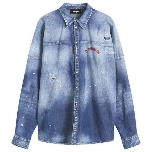 Dsquared2 Denim Rugby Shirt