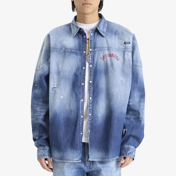 Dsquared2 Denim Rugby Shirt