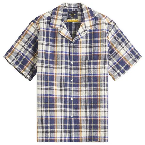 Portuguese Flannel Prainha Check Seersucker Vacation Shirt