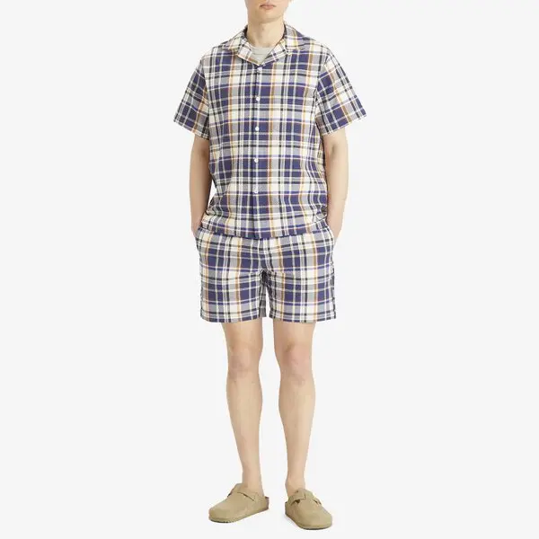 Portuguese Flannel Prainha Check Seersucker Vacation Shirt