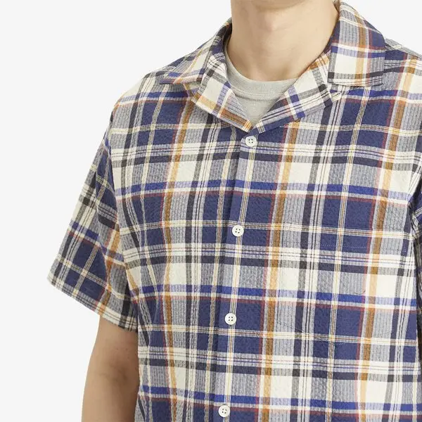 Portuguese Flannel Prainha Check Seersucker Vacation Shirt