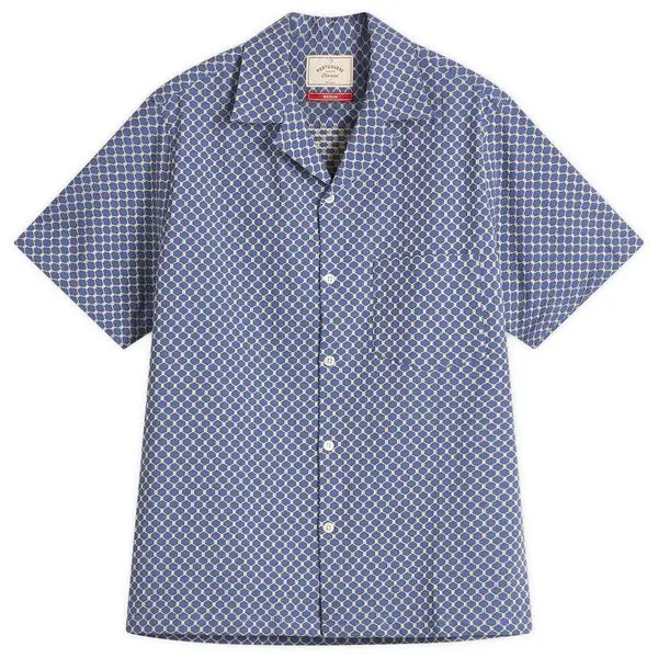 Portuguese Flannel Midnight Sky Vacation Shirt - Sky Blue