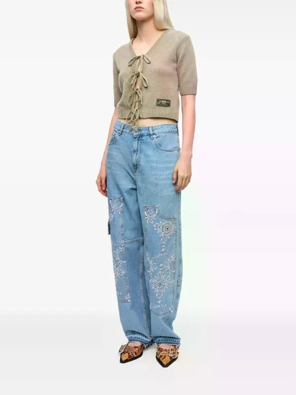 GANNI Broderie-anglaise Jeans