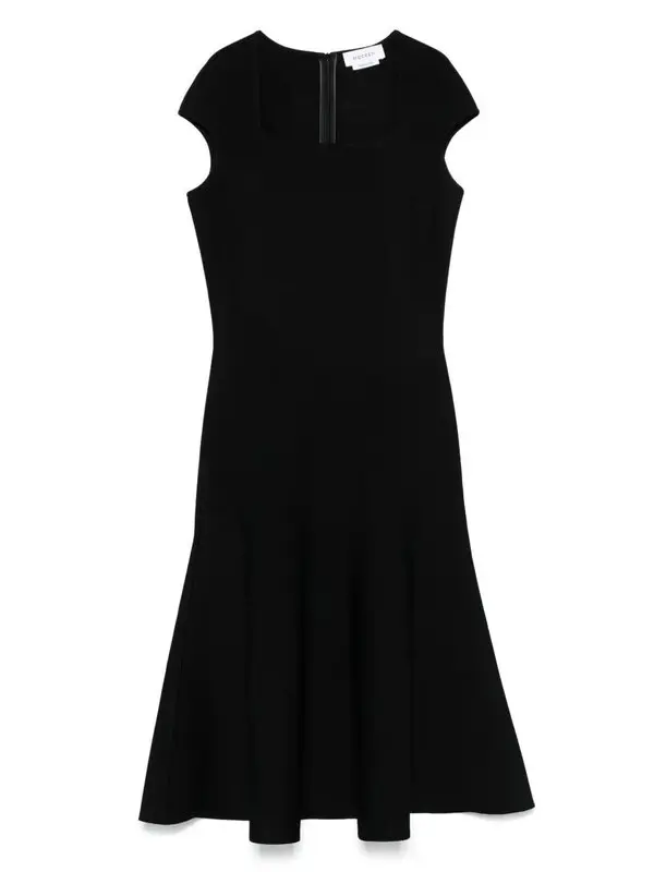 Alexander McQueen Flared Hem Midi Dress