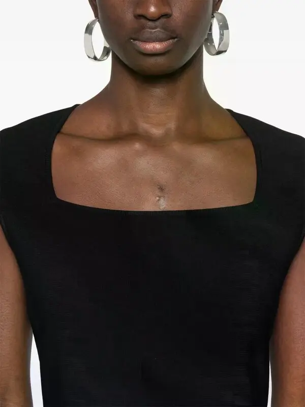 Alexander McQueen Flared Hem Midi Dress