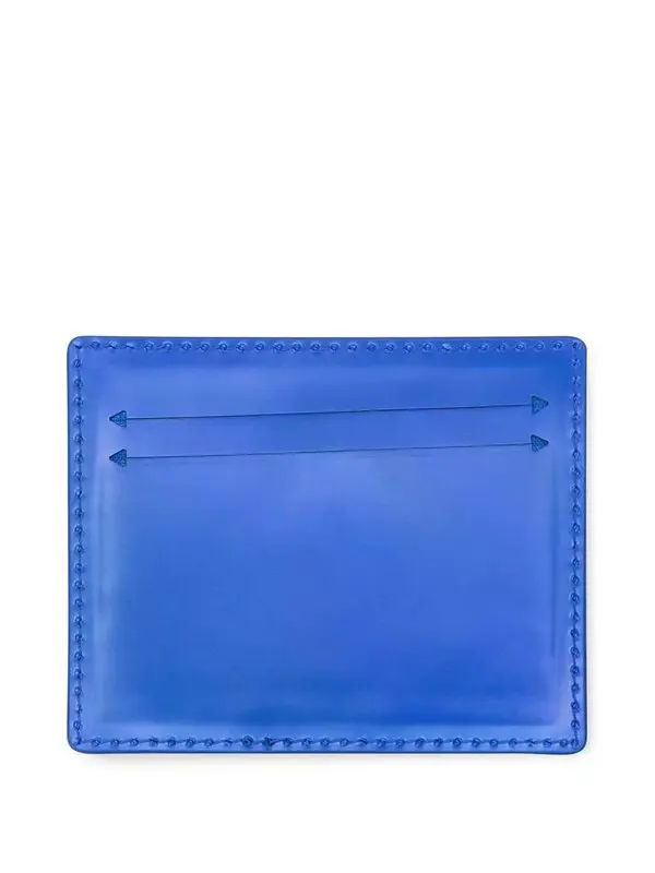 ADER ERROR Leather Card Holder - Blue
