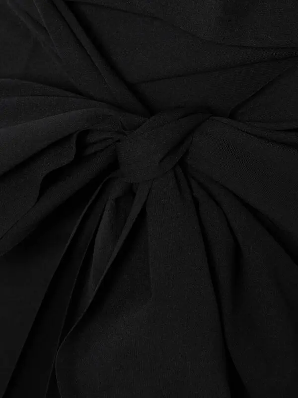 Hunza G Stretch-jersey Pareo - Black