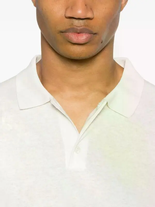 Moncler Short Sleeve Polo Shirt - Neutrals