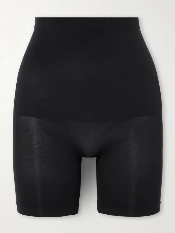 SKIMS Seamless Sculpt Mid Thigh Shorts - Black