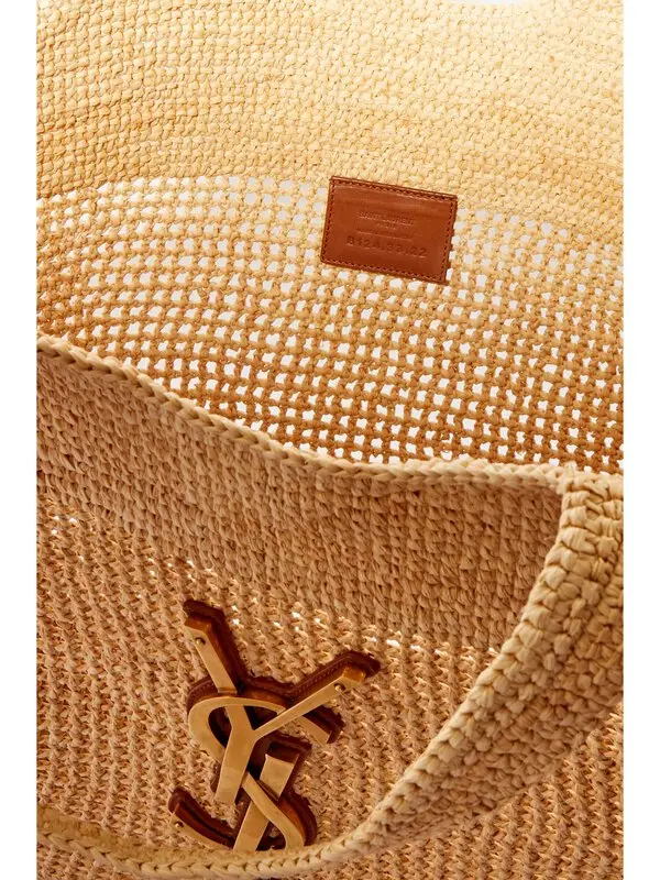 Saint Laurent Icare Maxi Raffia Tote - Neutrals