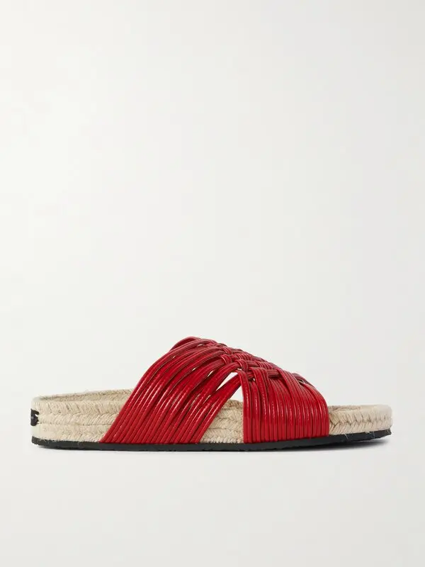 Stella McCartney Gaia Vegan Flats - Red