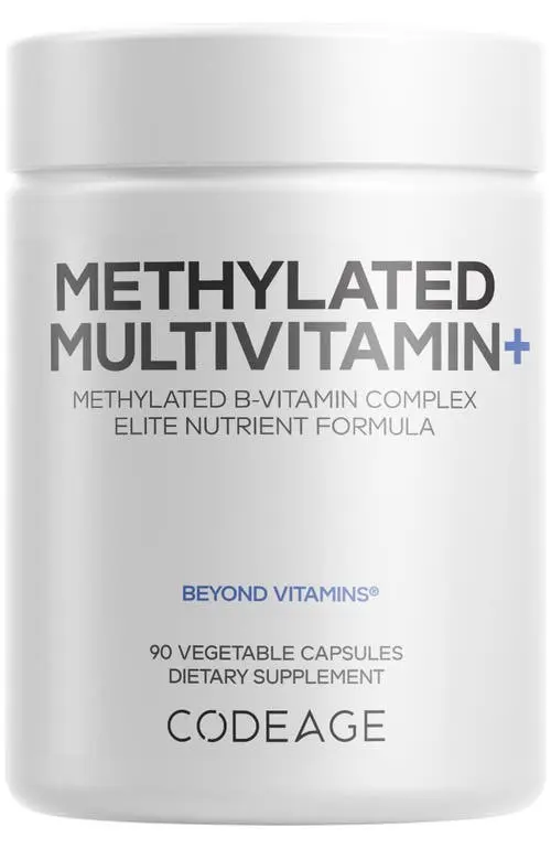 CODEAGE Methylated Multivitamin+, B-vitamins & Minerals, Coq10, Dim, Probiotics - White