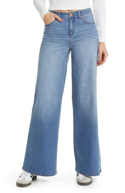 1822 Denim High-rise Wide-leg Jeans - Iman