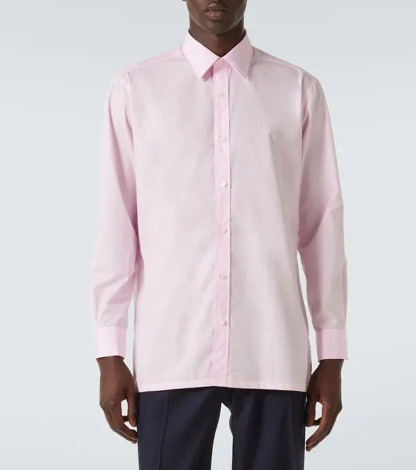 Charvet Cotton Poplin Shirt - Pink