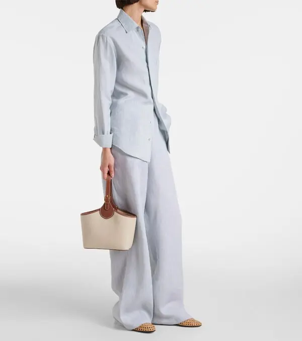 Loro Piana Bobbin Canvas Tote