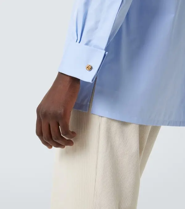 Charvet Cotton Poplin Shirt - Blue