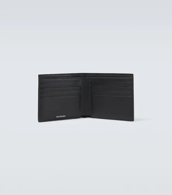 Balenciaga Bb Debossed Bifold Wallet