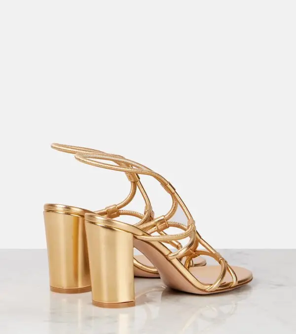 GIANVITO ROSSI 85 Leather Sandals