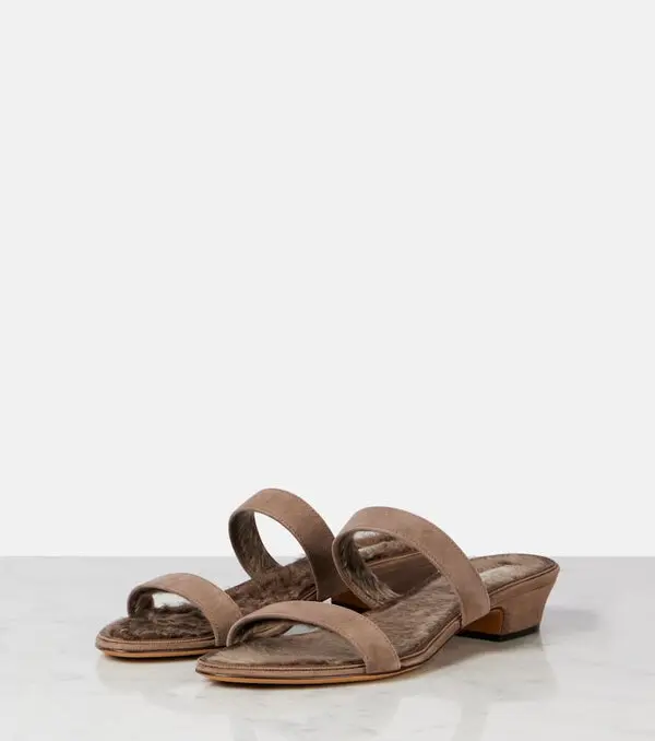 THE ROW Awar Suede Sandals