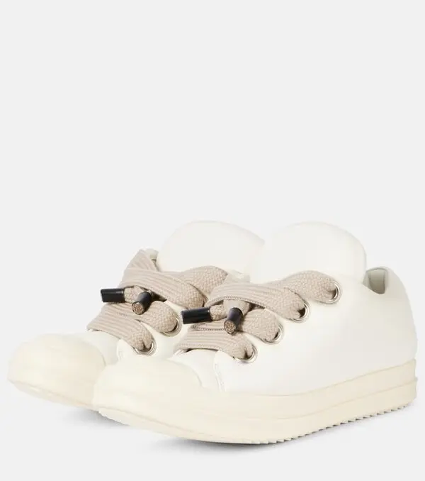 Rick Owens Jumbolace Leather Sneakers